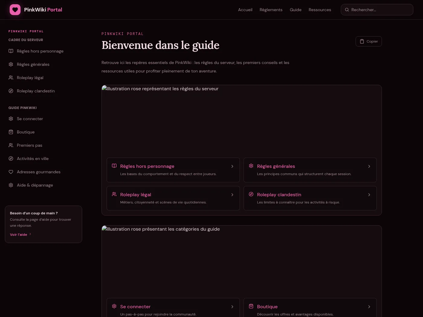 PinkWiki Portal