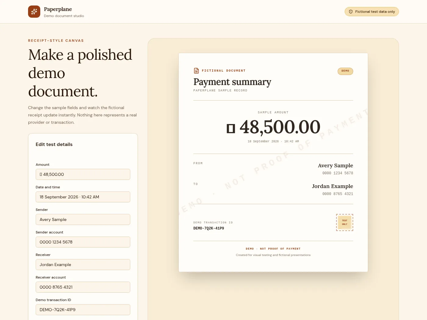 ReceiptGen Pro
