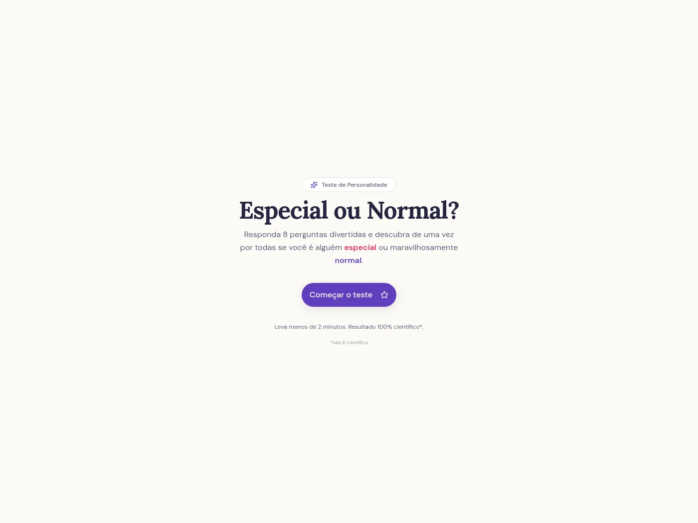 Special or Normal?