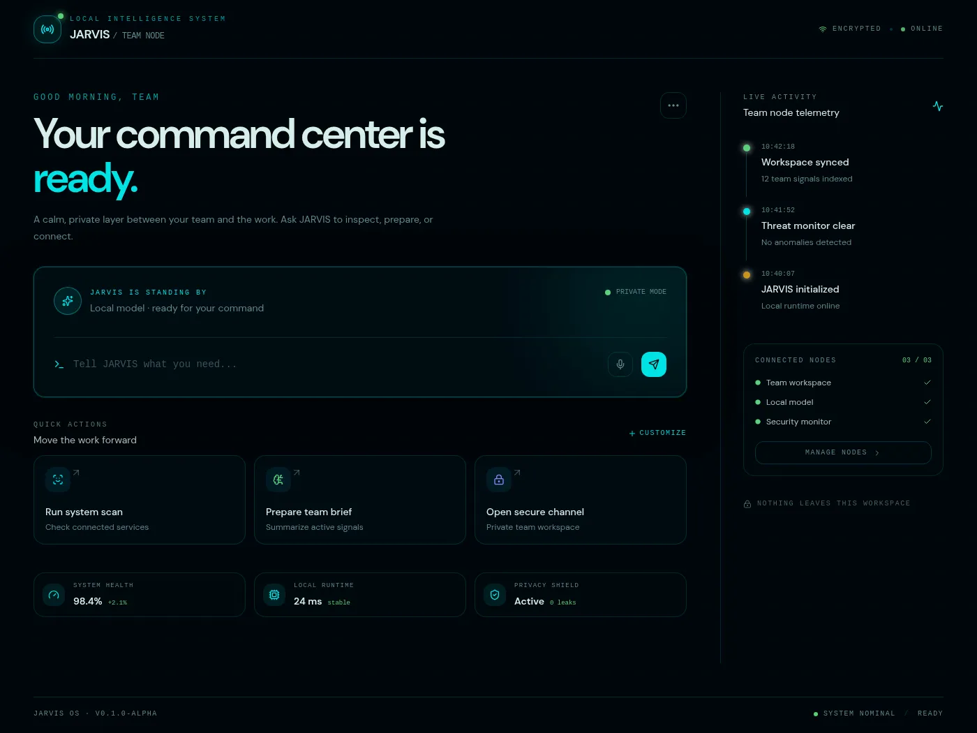 JARVIS Local AI Assistant