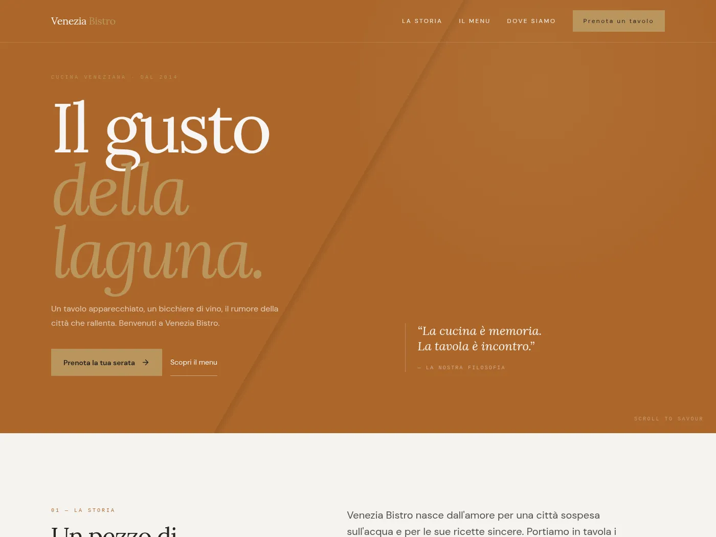 Venezia Bistro Web