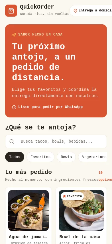 QuickOrder App