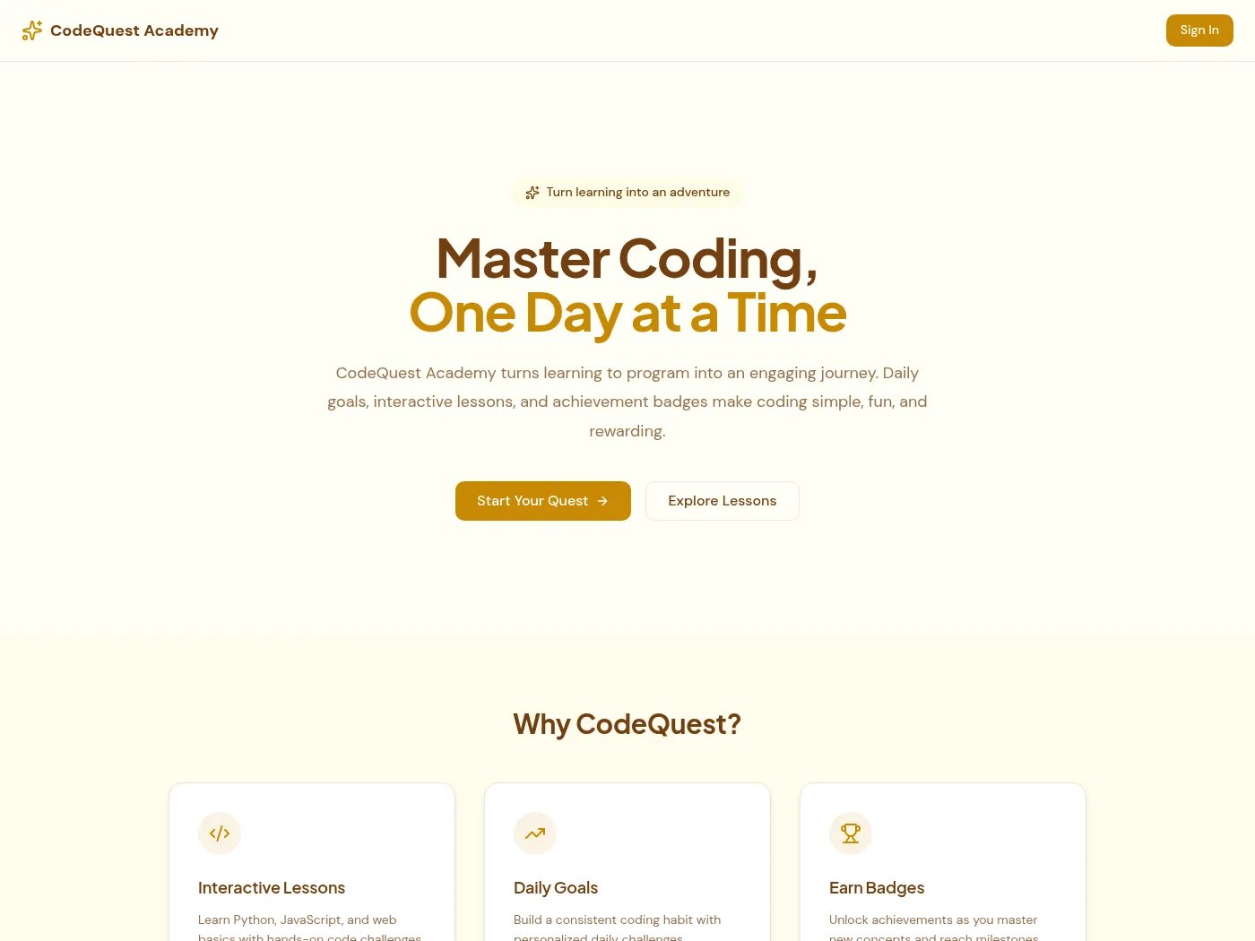 CodeQuest Academy