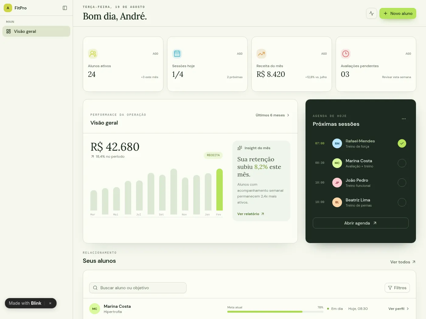FitPro Trainer Manager
