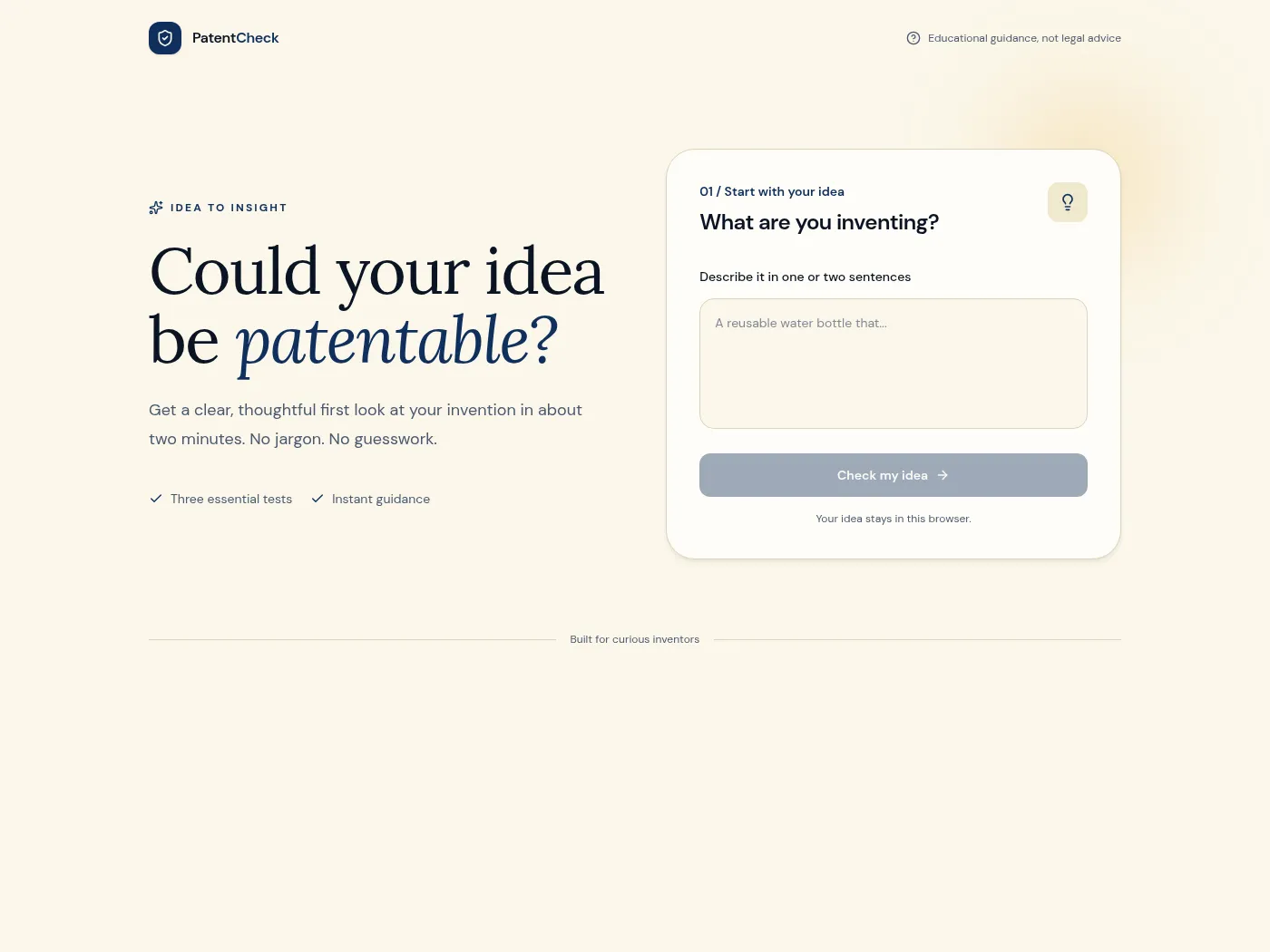 Patent Eligibility Checker