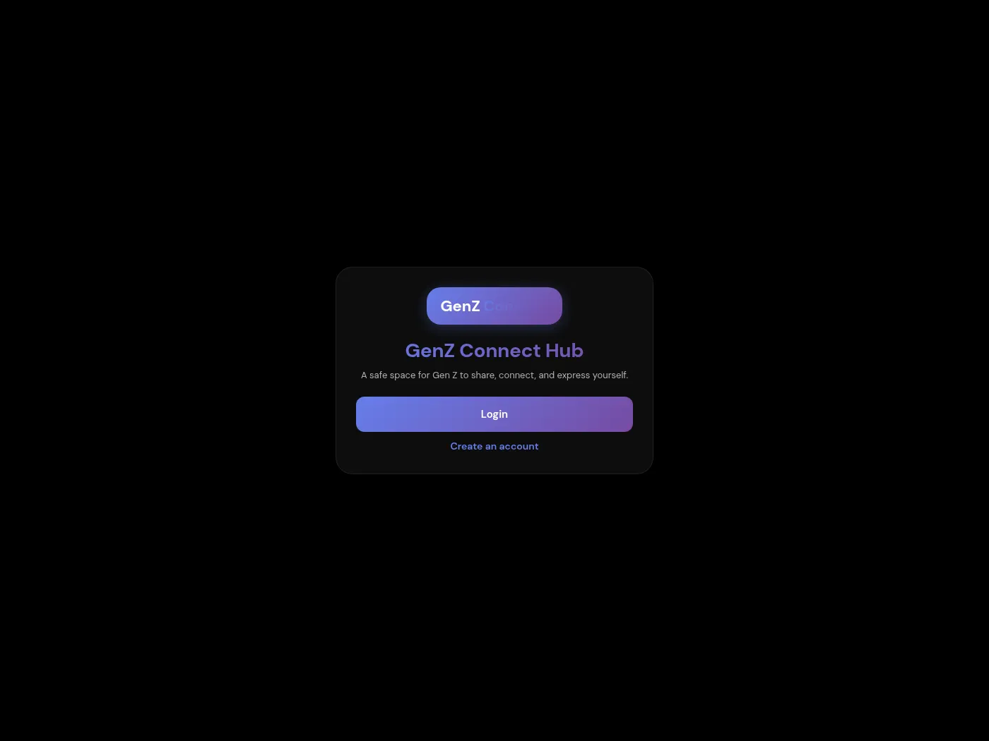 GenZ Connect Hub