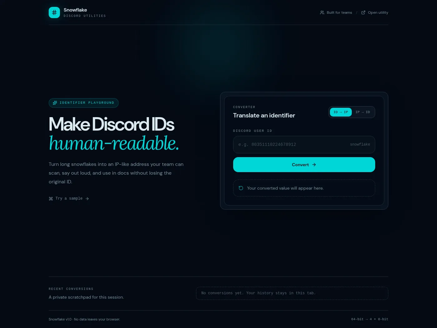 Discord ID Converter