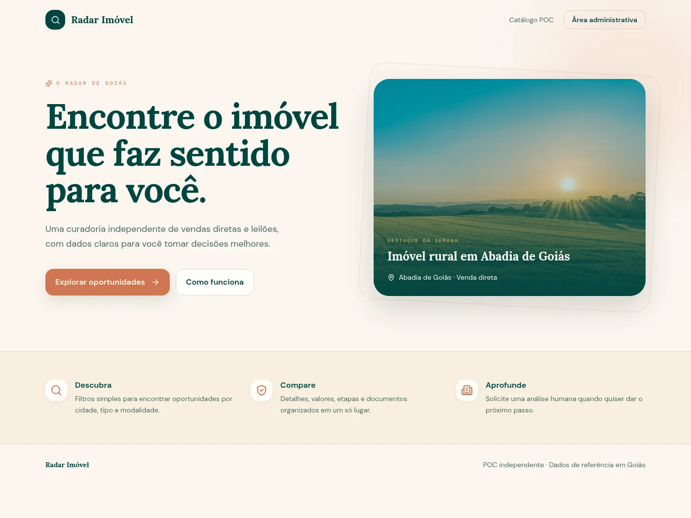 Radar Imóvel POC