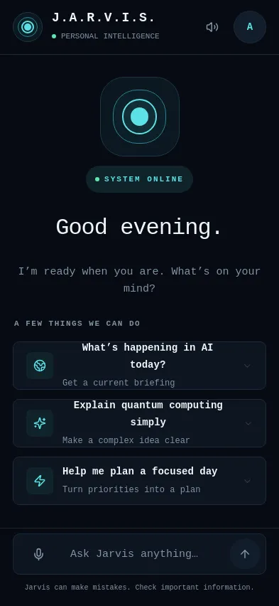 Jarvis AI Companion