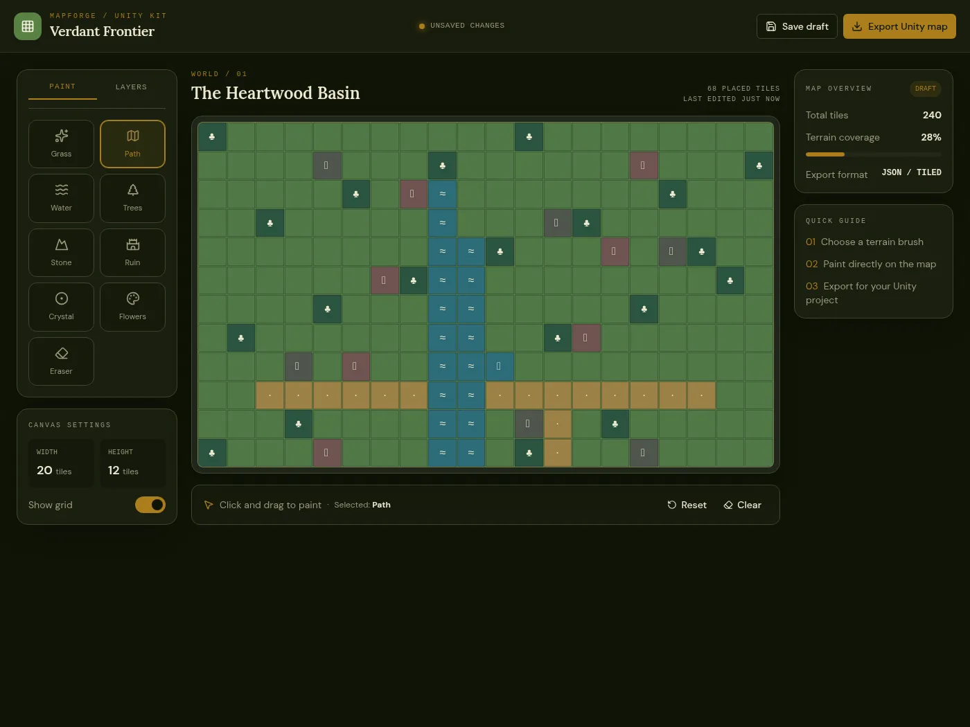 Unity 2D Map Maker