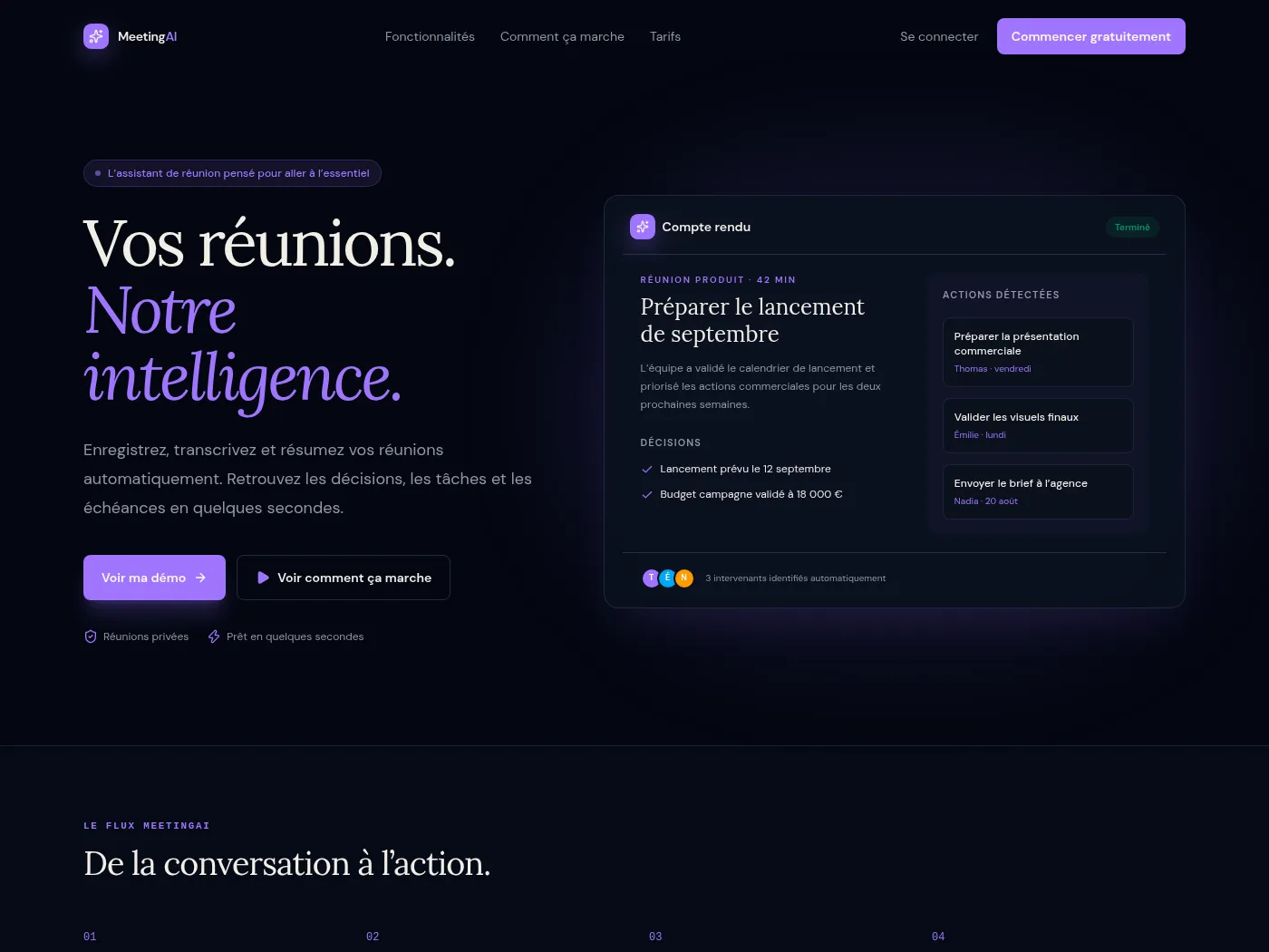 MeetingAI SaaS App