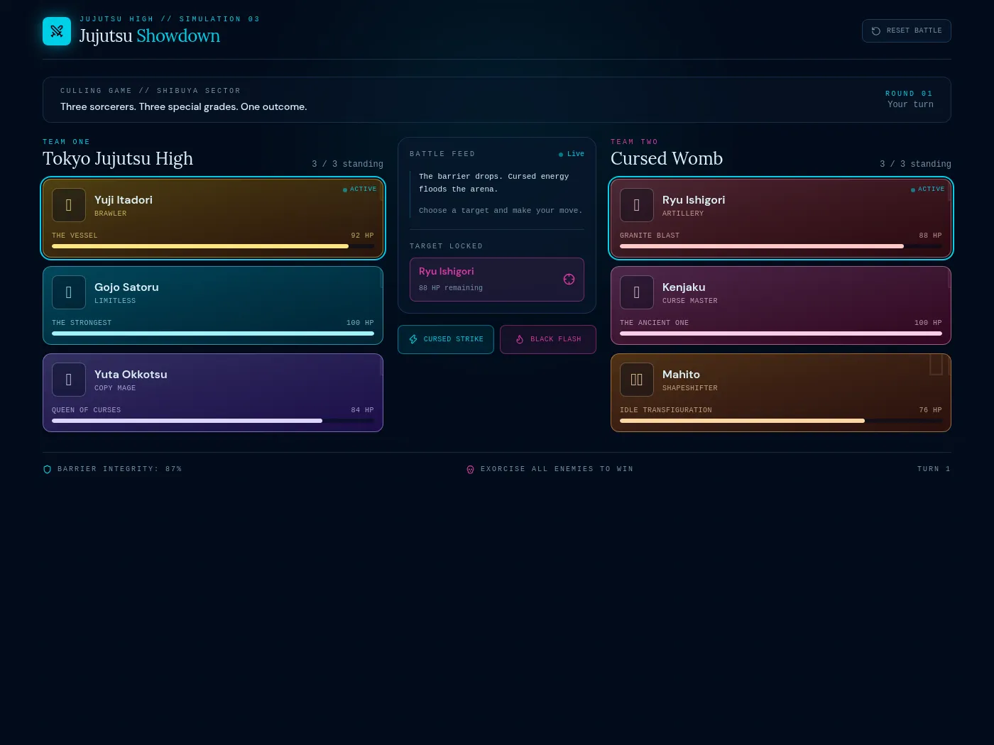 Jujutsu Showdown Simulator