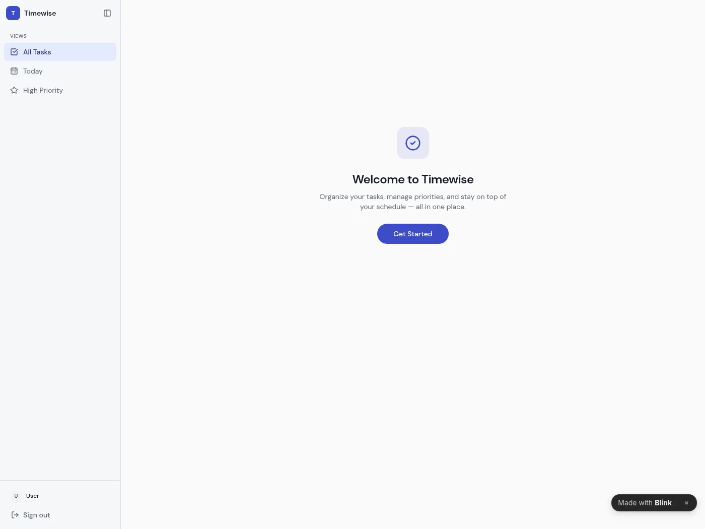 Timewise Organizer
