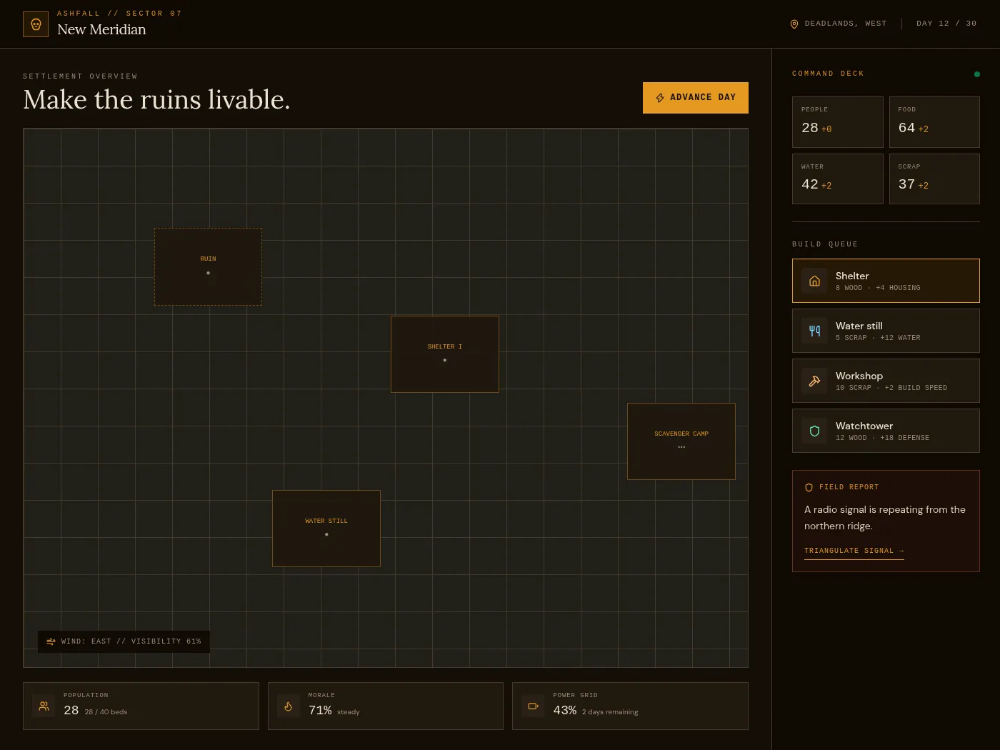 Apocalypse City Builder