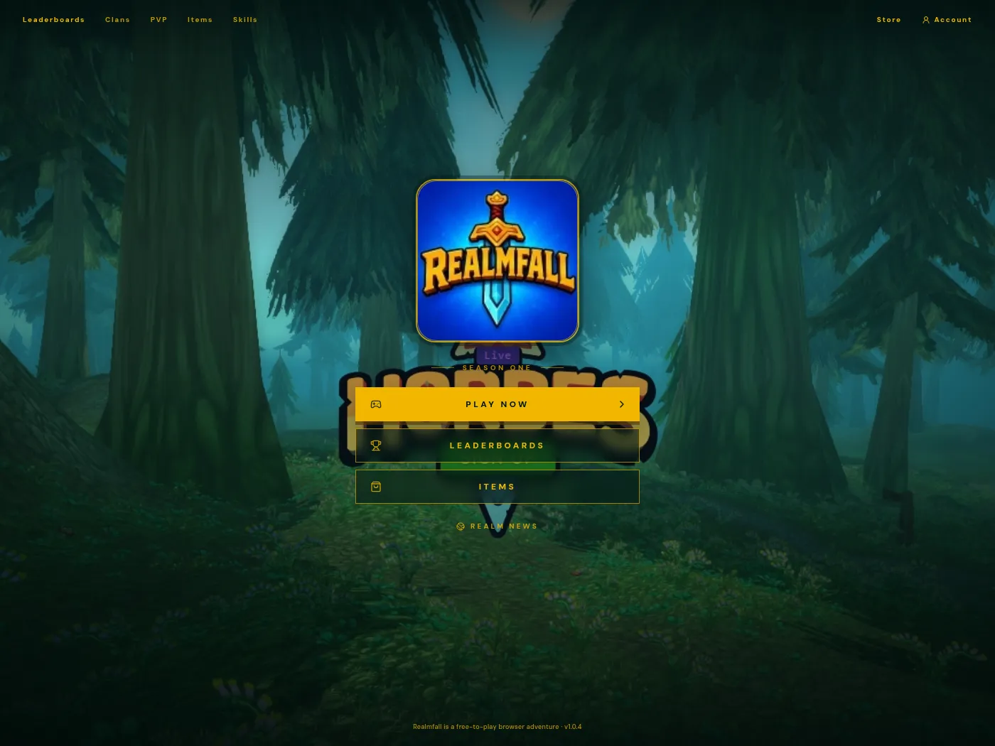 Blue Logo Main Menu