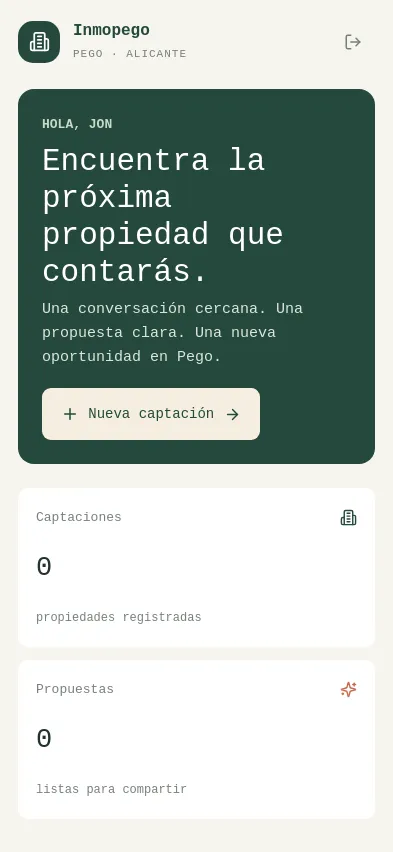 Inmopego Capture App