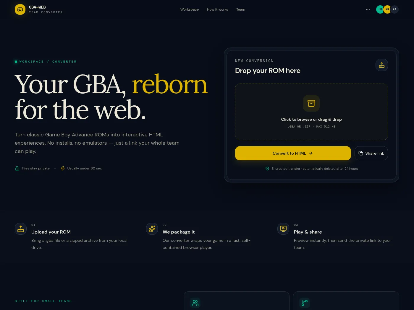 GBA Web Converter