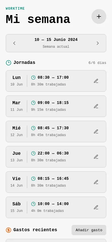 WorkTime & Expense Tracker