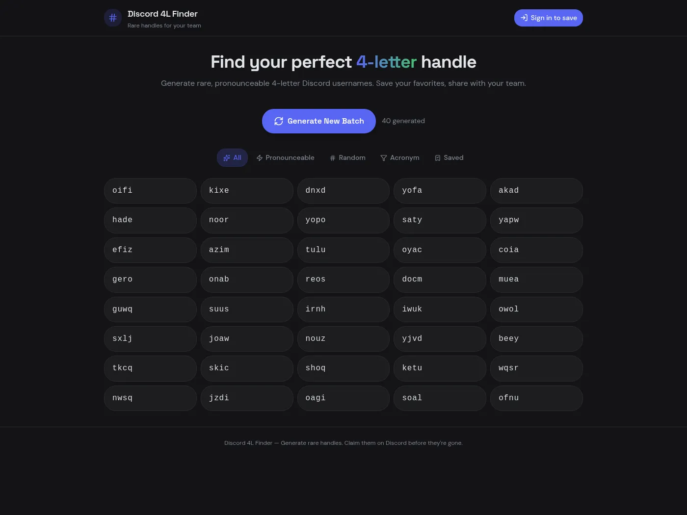 Discord 4L Finder