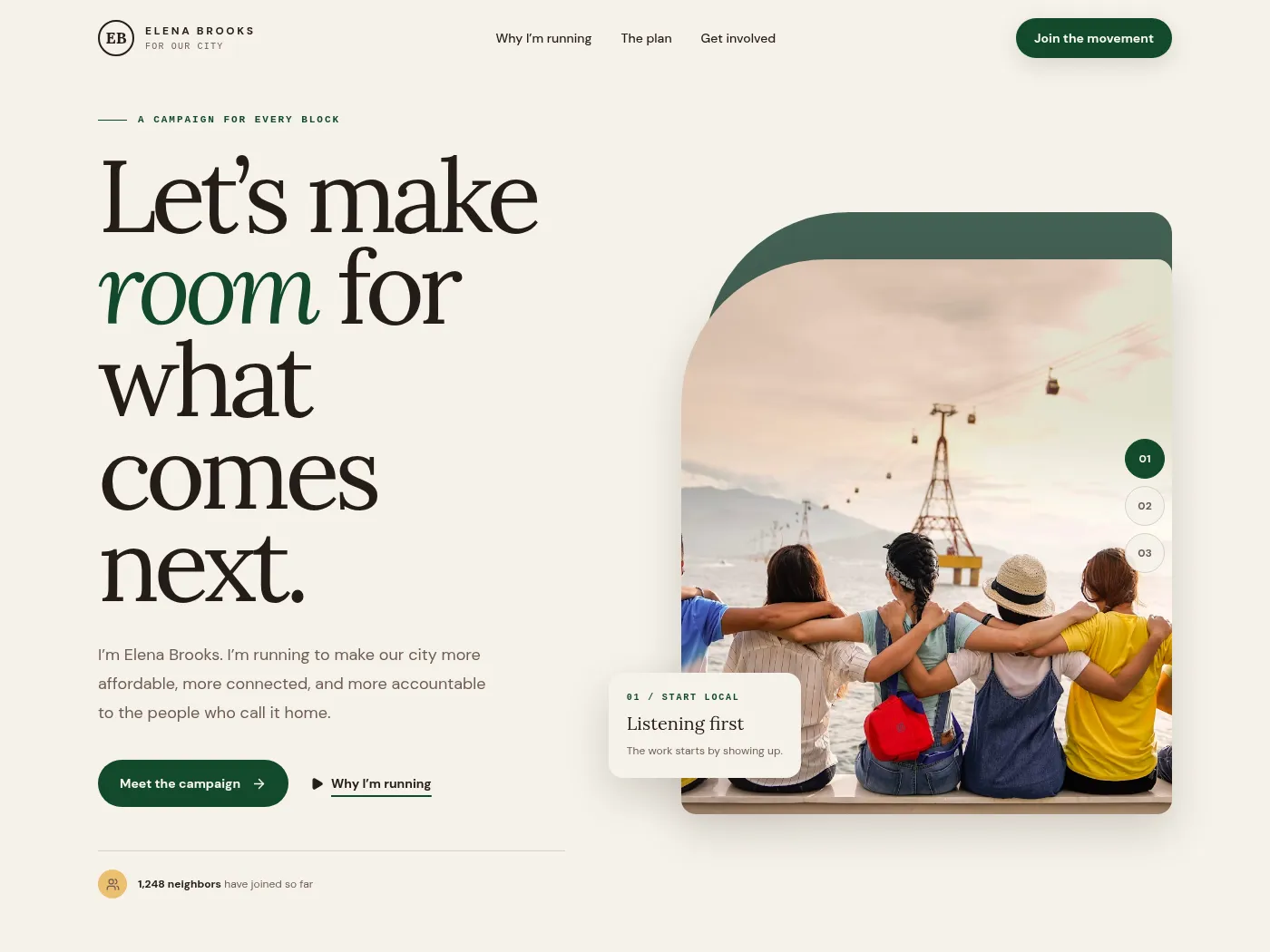 Campaign HQ Website