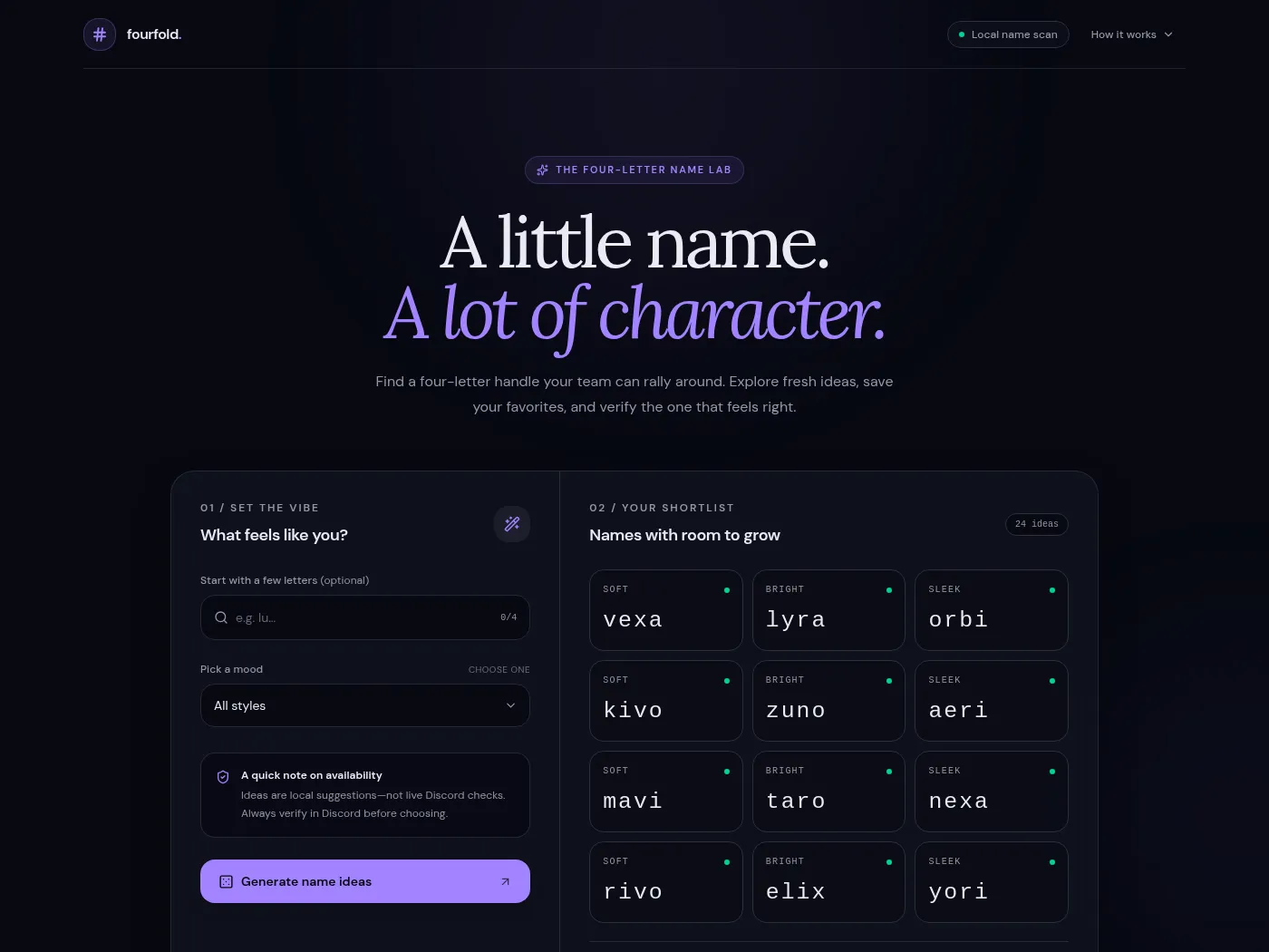 Discord Name Finder