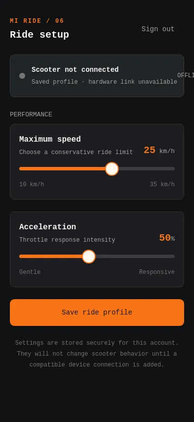 Xiaomi Scooter Tuner
