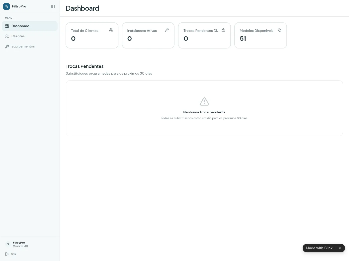 FiltroPro Manager