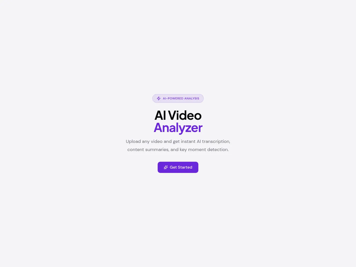 AI Video Analyzer
