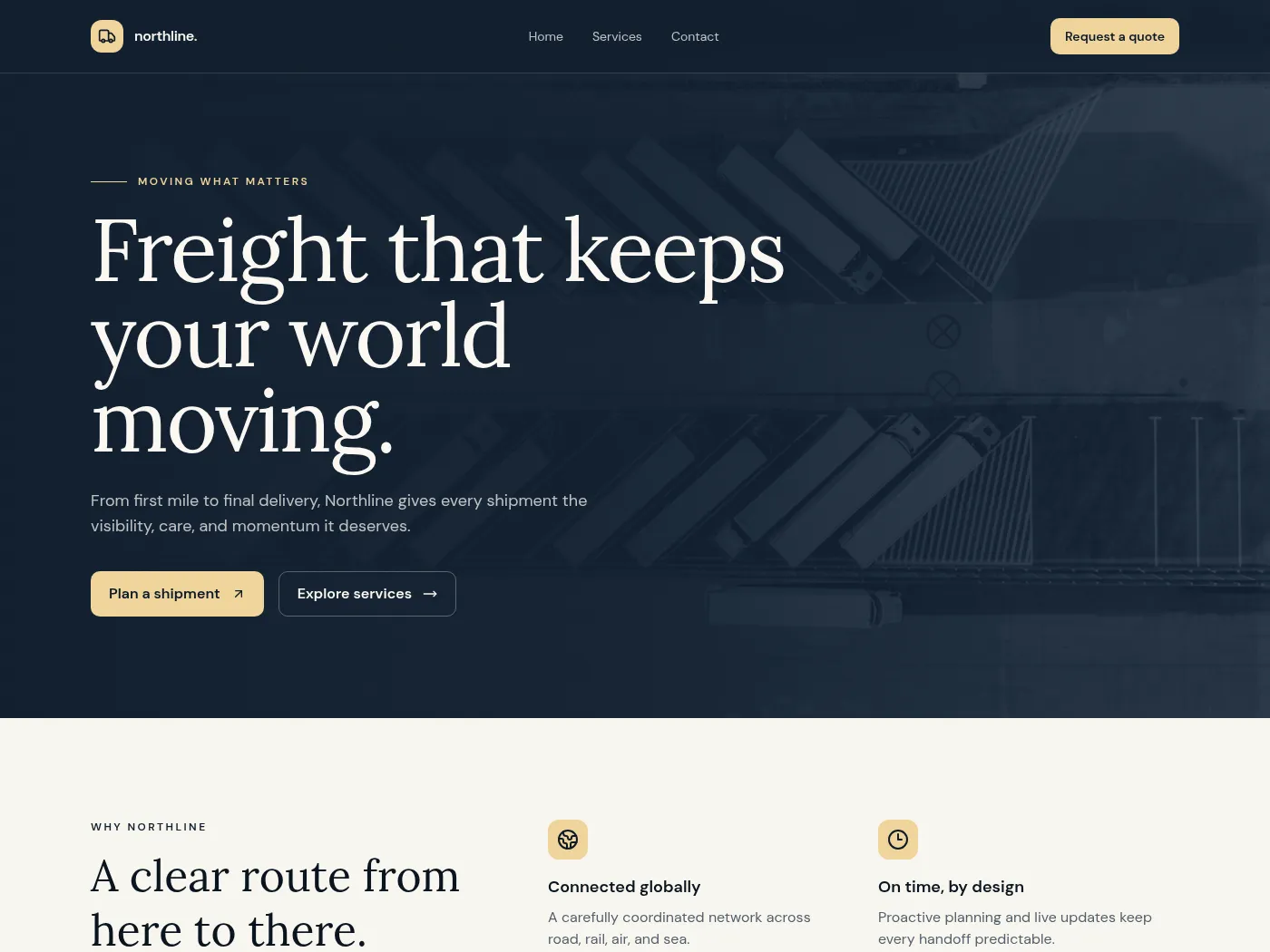 Cargo Transit Template