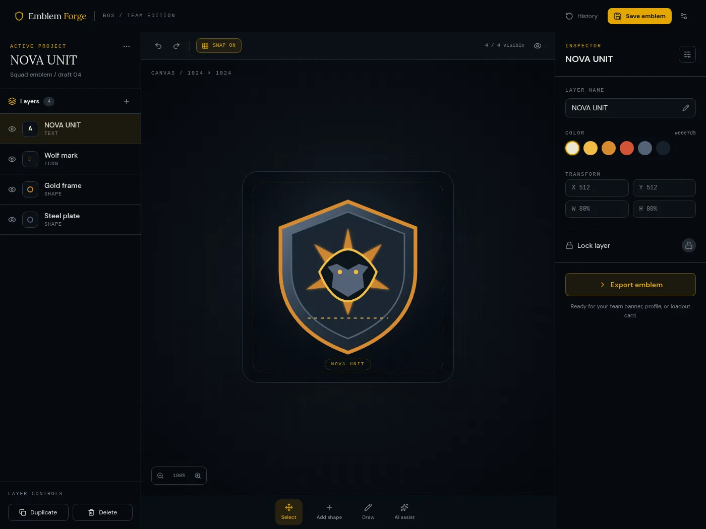 BO3 Emblem Creator