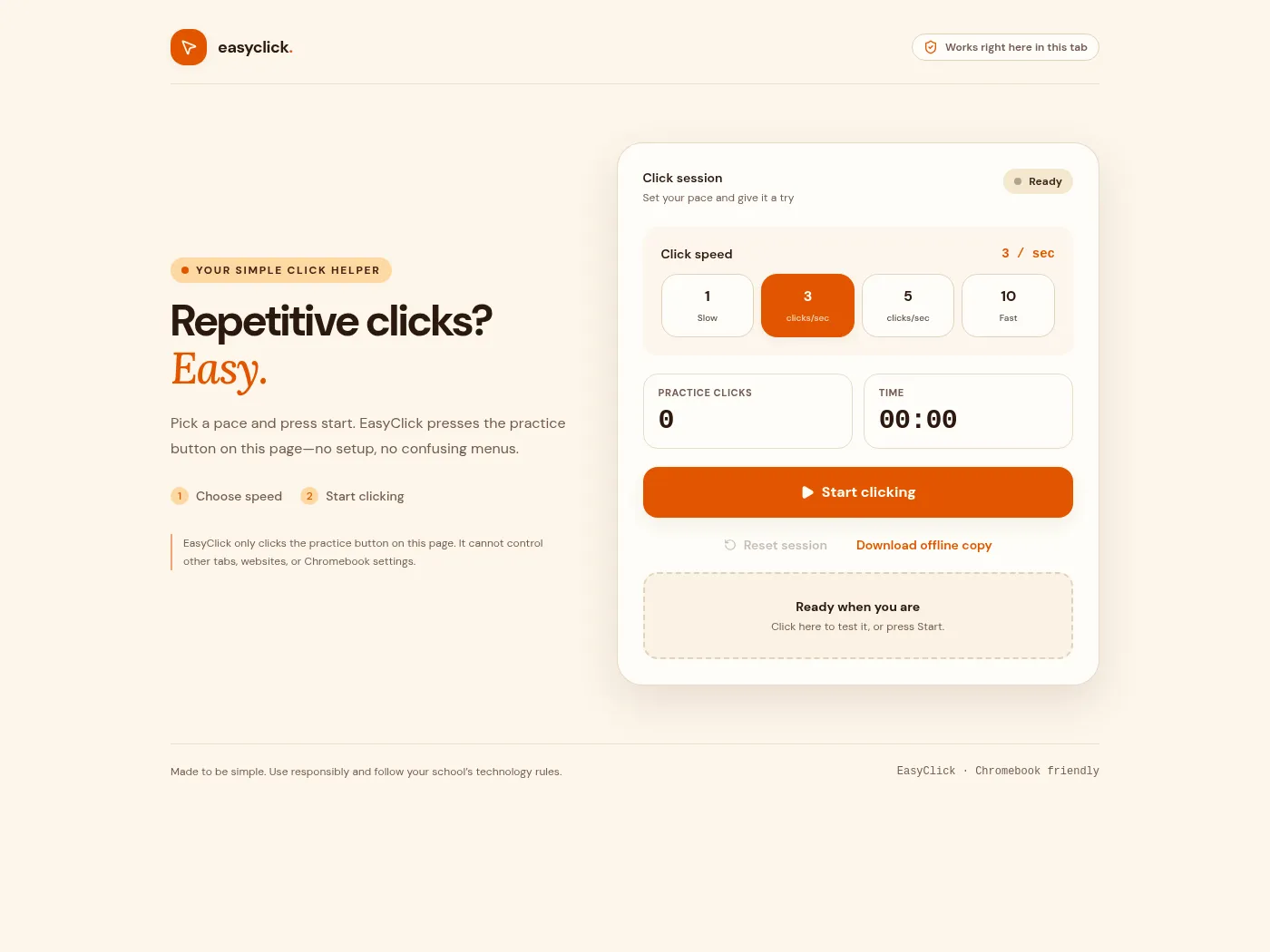 EasyClick for Chromebook
