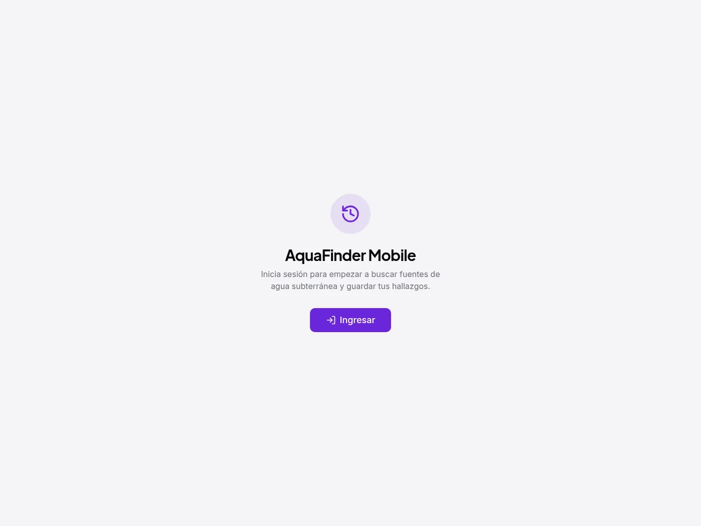 AquaFinder Mobile