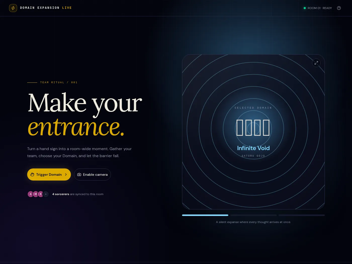 Domain Expansion Live