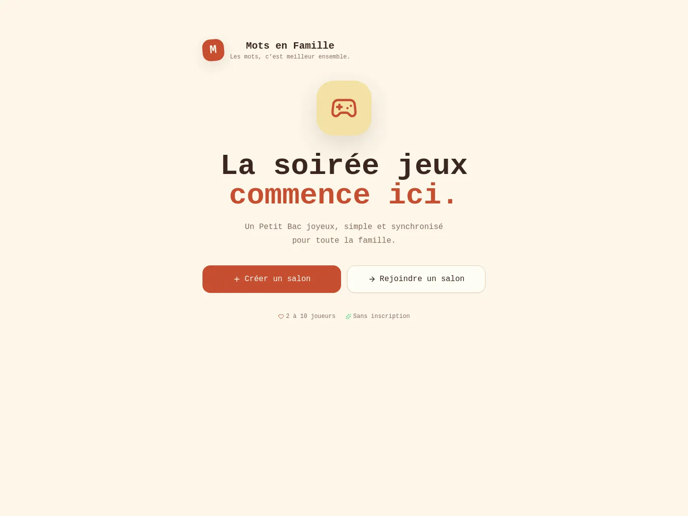 Mots en Famille