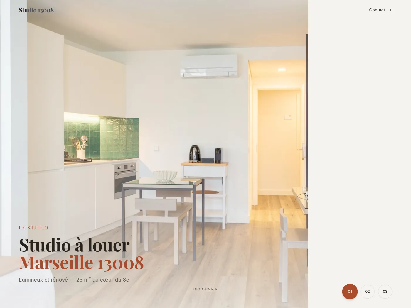 Studio Marseille Promo Site
