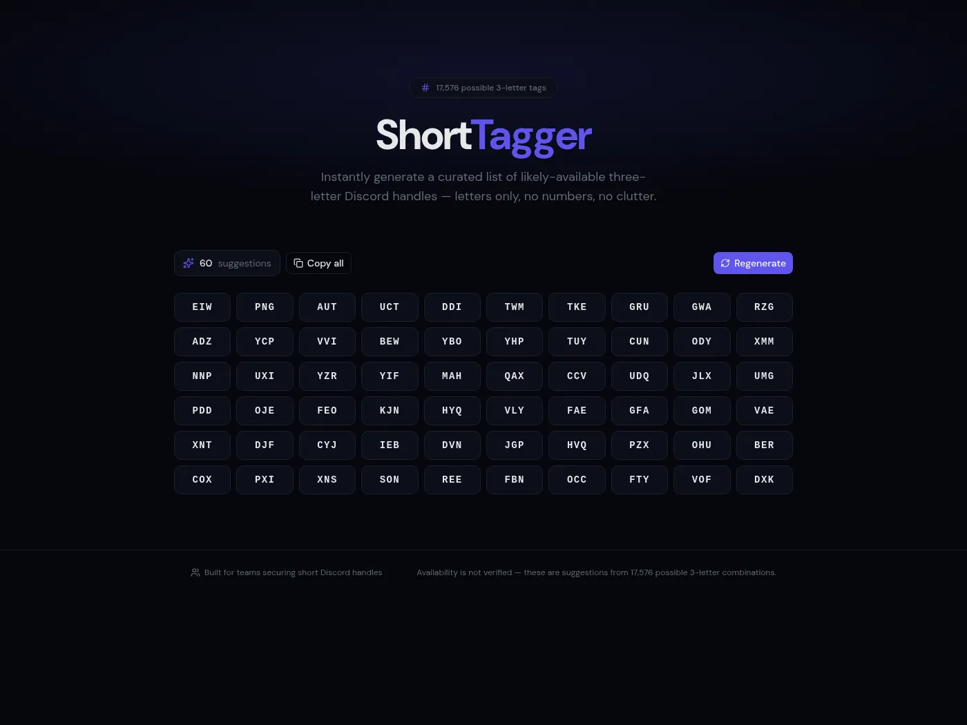 ShortTagger