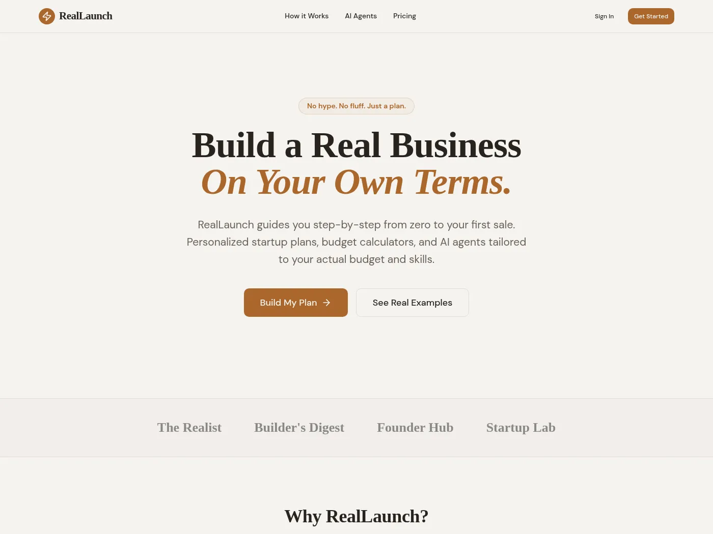 RealLaunch Business Builder
