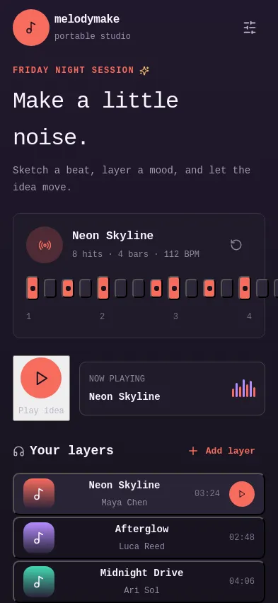 MelodyMaker Mobile