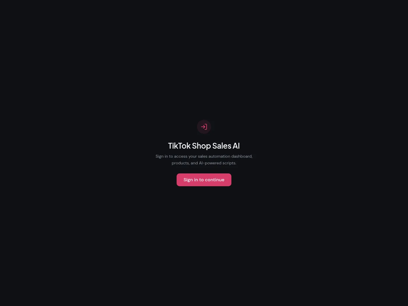TikTok Shop Sales AI