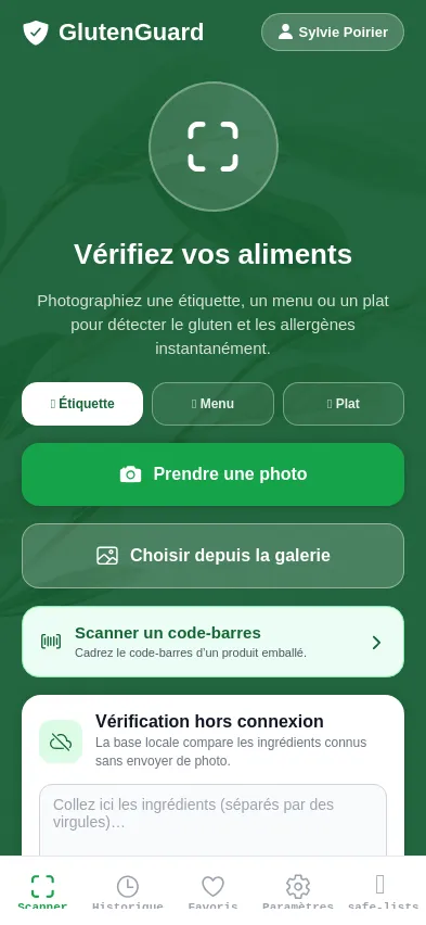 GlutenGuard Mobile