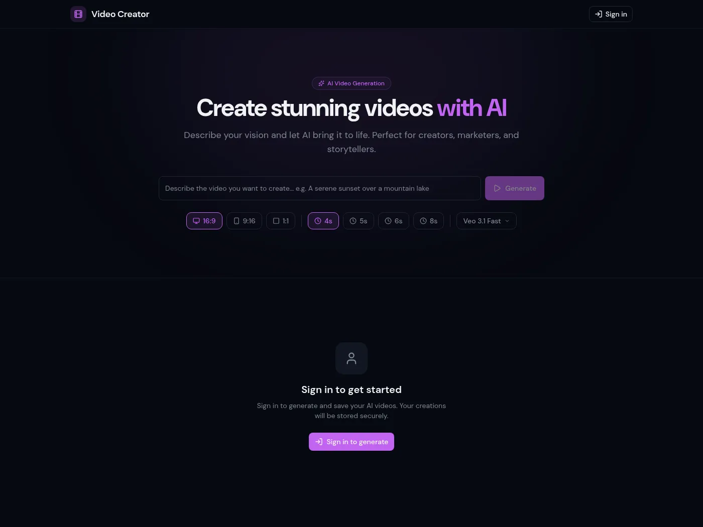 Video Creator