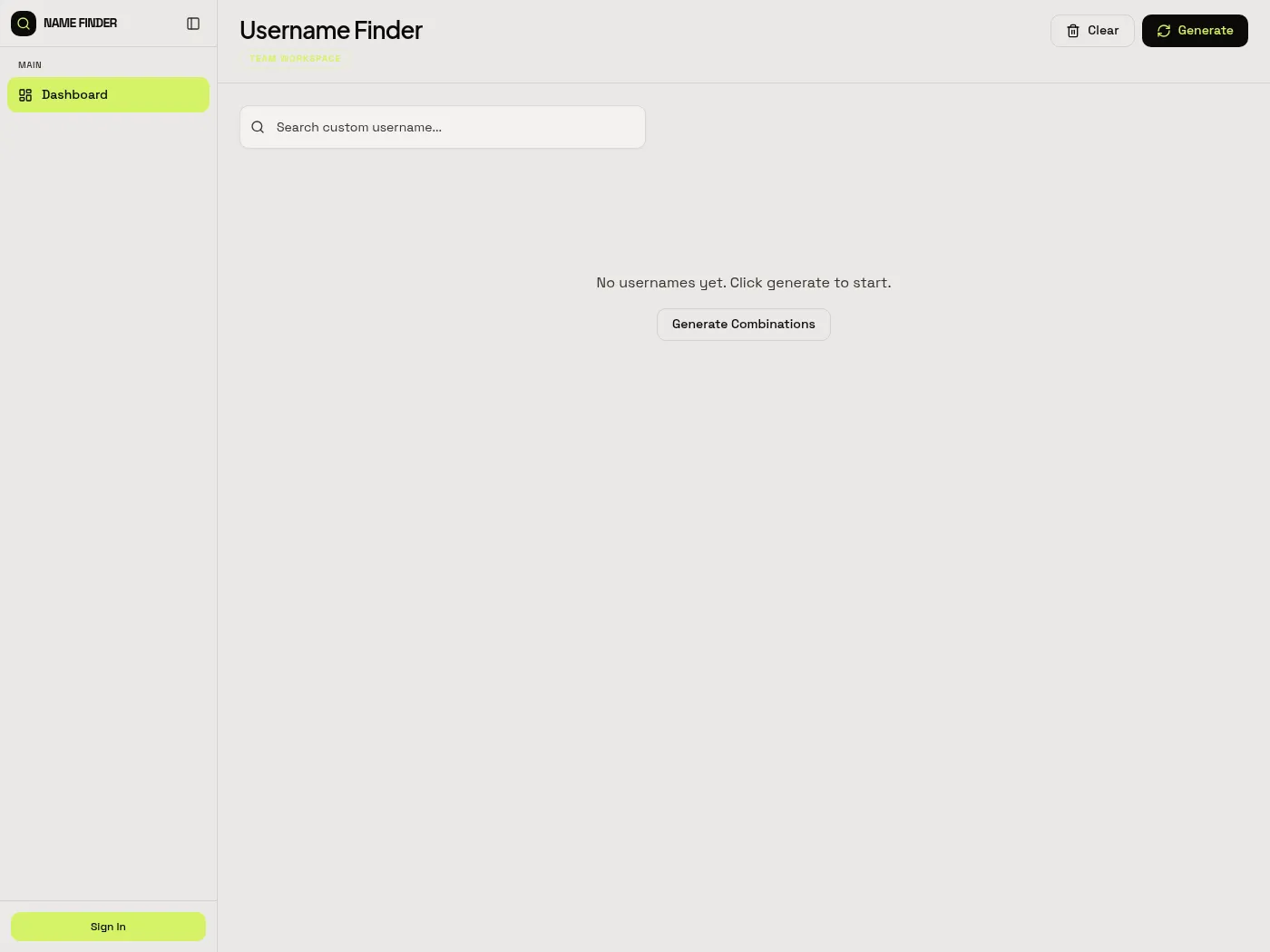 Discord Name Finder