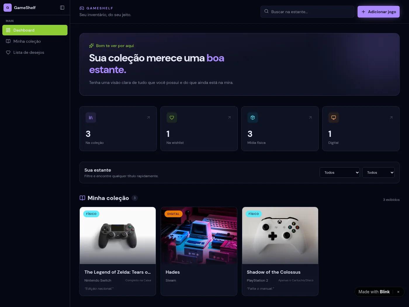 GameShelf Tracker