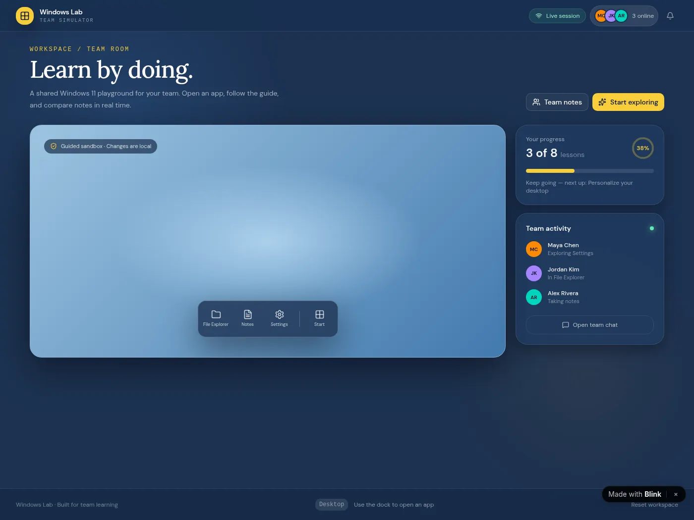 Win11 Web Simulator