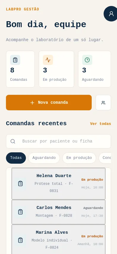 LabPro Gestão Móvel