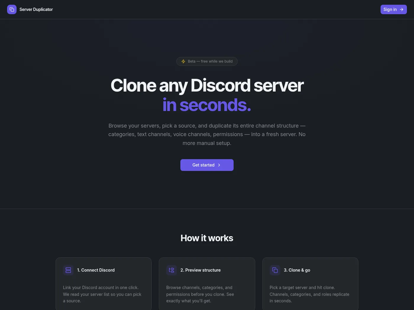 Discord Server Duplicator