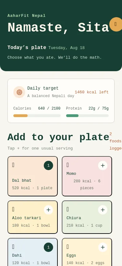 Nepali Fitness Tracker