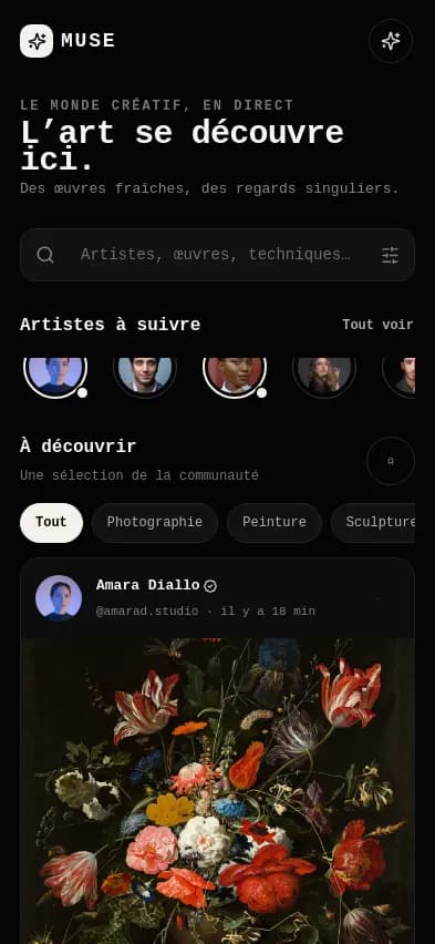 Artista Mobile Showcase