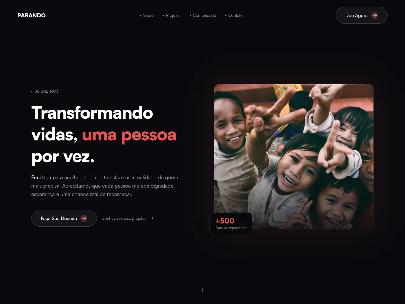 Parando Por Uma Pessoa