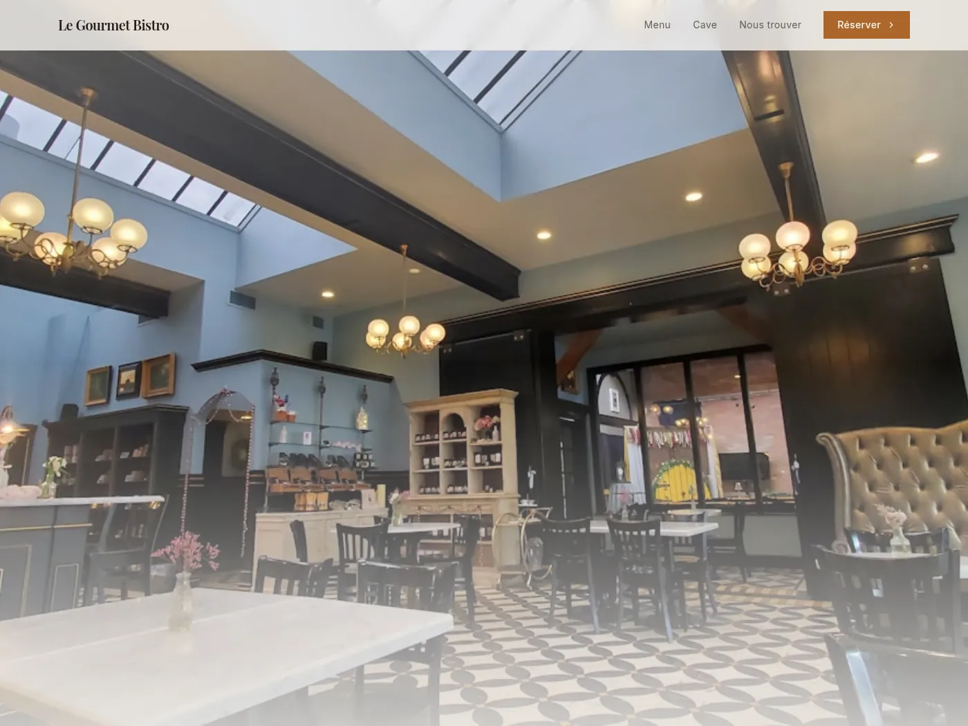Le Gourmet Bistro Site